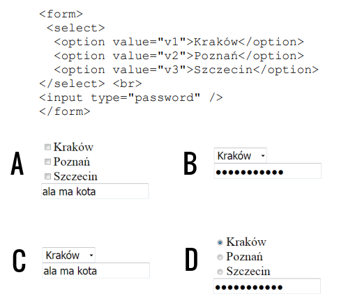 EE.09 / INF.03 - Test 40 pytań - Programowanie i bazy danych